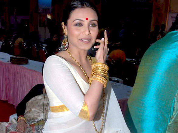 Rani Mukherjee and Bappi Lahiri attend a Durga Puja event | Photo Of Rani Mukherjee From The ...