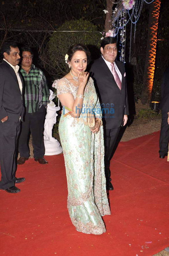 Ahana Deol’s wedding reception | Hema Malini Images - Bollywood Hungama