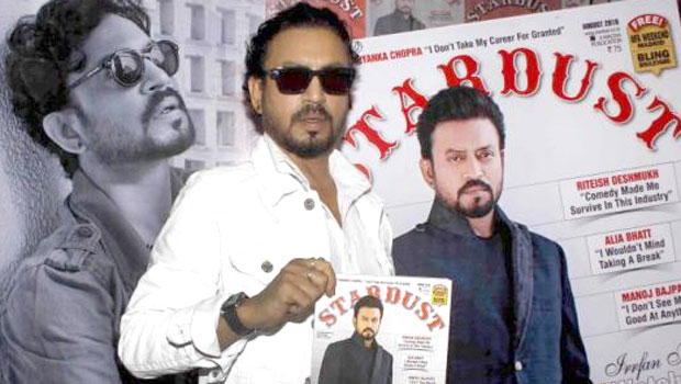 Irrfan Khan Unveils August Issue Of Stardust Magazine - Bollywood Hungama