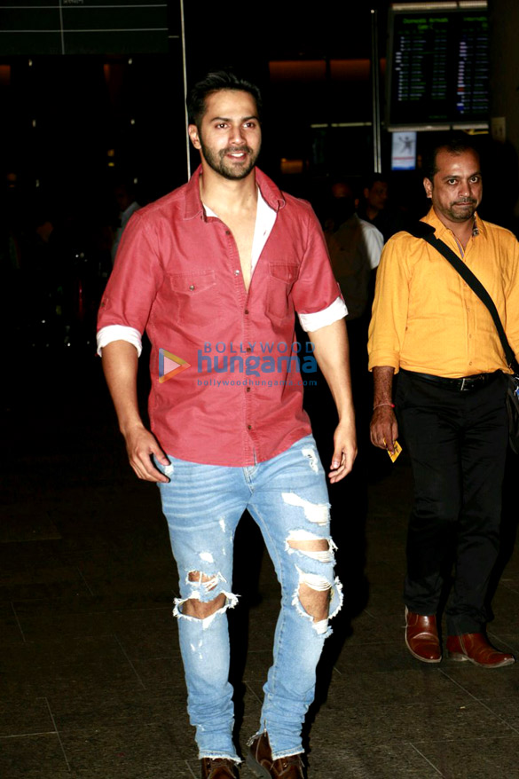 Varun Dhawan, Prachi Desai and Neha Dhupia snapped at the Mumbai ...