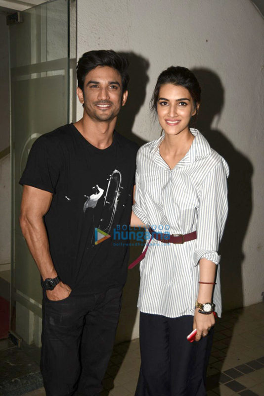 Sushant Singh Rajput and Kriti Sanon snapped promoting their film ...