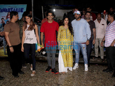 Janhvi Kapoor, Ishaan Khatter and Shashank Khaitan spotted at G7 ...