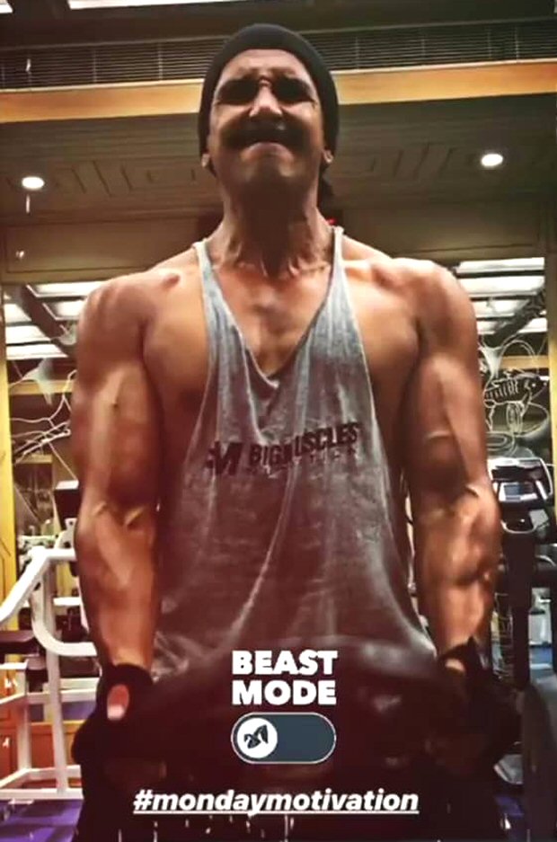 Ranveer Singh switches BEAST mode on as he gives us fitness goals with ...