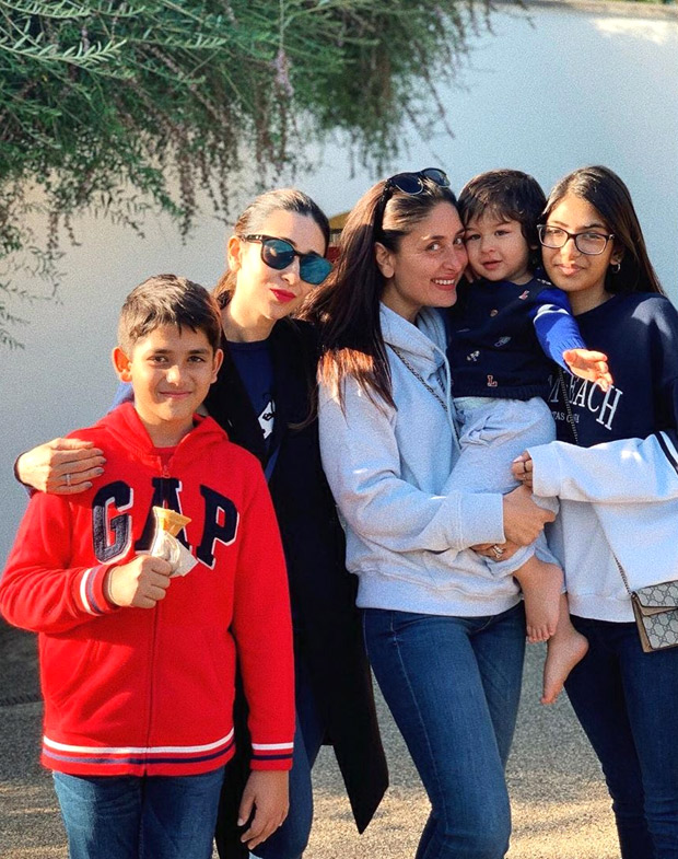 PHOTOS: Karisma Kapoor and her kids Samaira and Kiaan Raj join Kareena ...