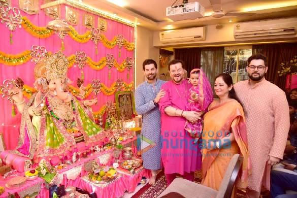 Photos: Neil Nitin Mukesh snapped with his family during Ganpati puja ...
