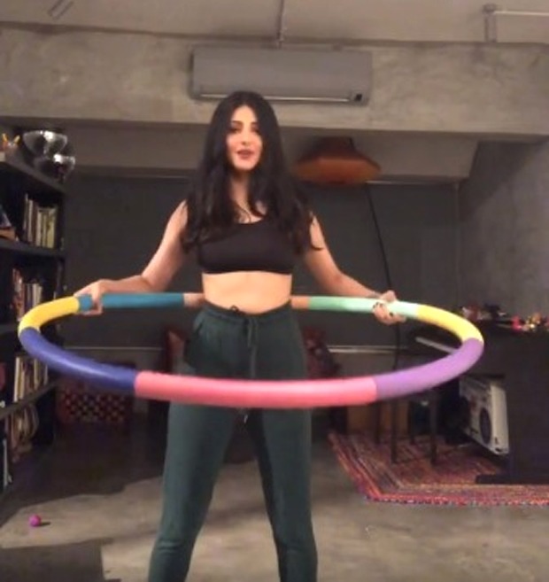 Shruti Haasan is here to teach you how to hula hoop, watch video ...