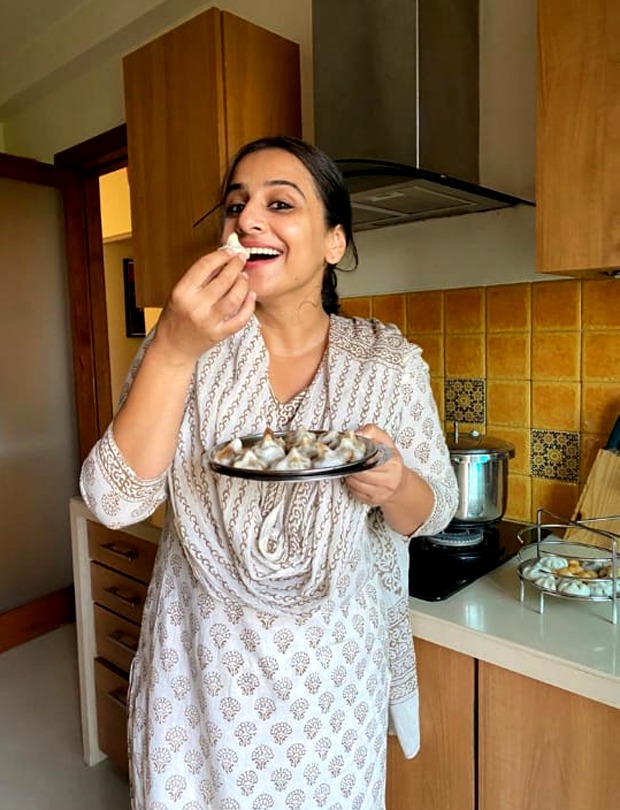 Vidya Balan takes up cooking as she makes modaks amid lockdown, watch ...