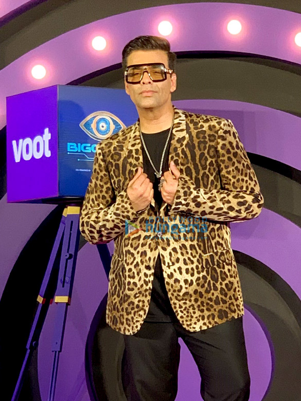 Photos Karan Johar Spotted For Bigg Boss Ott Shoot At Film City