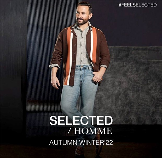 Saif Ali Khan is Brand Ambassador for SELECTED HOMME as the brand ...