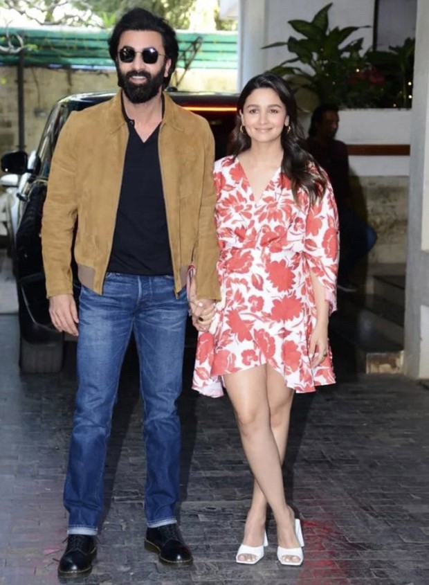 Alia Bhatt and Ranbir Kapoor made their first public appearance ...