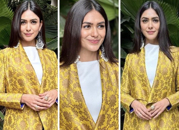 Mrunal Thakur is stealing hearts in semi-ethnic ensemble which includes ...