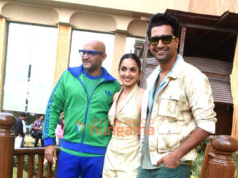 Photos: Kiara Advani, Vicky Kaushal, Shashank Khaitan snapped promoting their film Govinda Naam ...