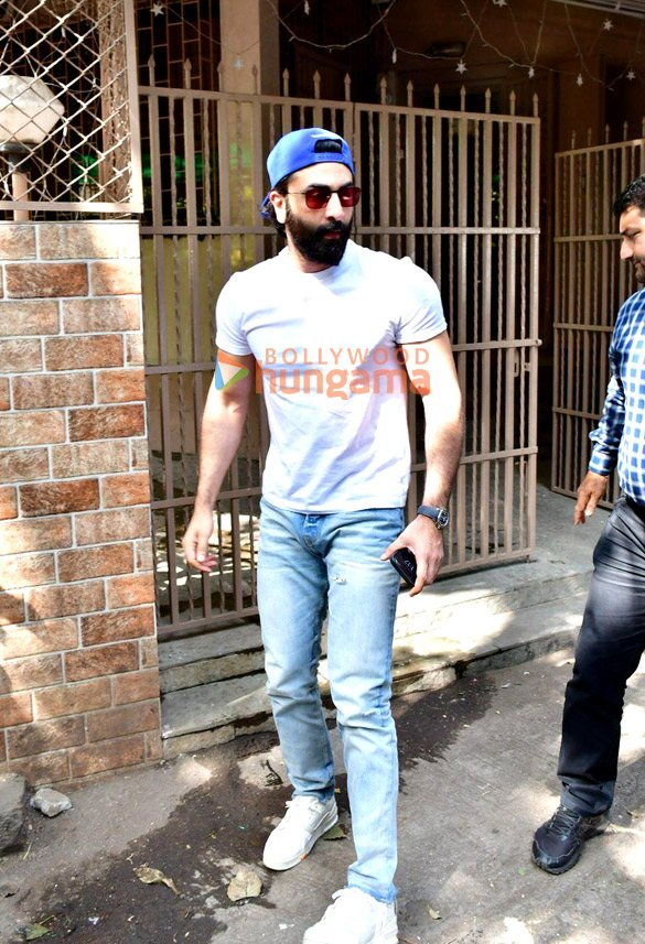 Photos Ranbir Kapoor and Luv Ranjan spotted at dubbing studios in ...