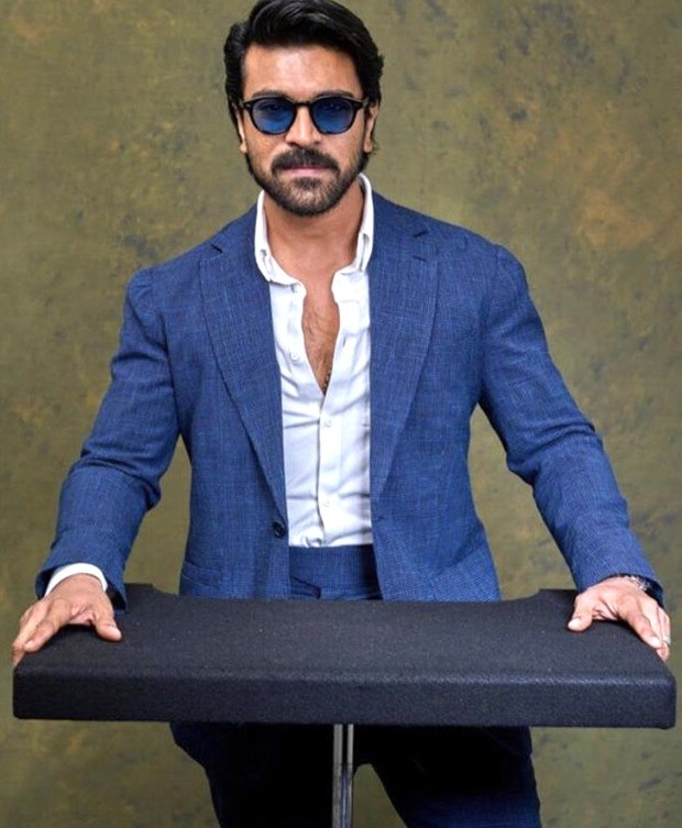 Ram Charan suits up in style in a blue pant-suit for Golden Globes ...