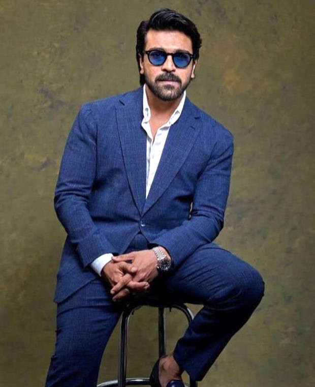 Ram Charan suits up in style in a blue pant-suit for Golden Globes ...