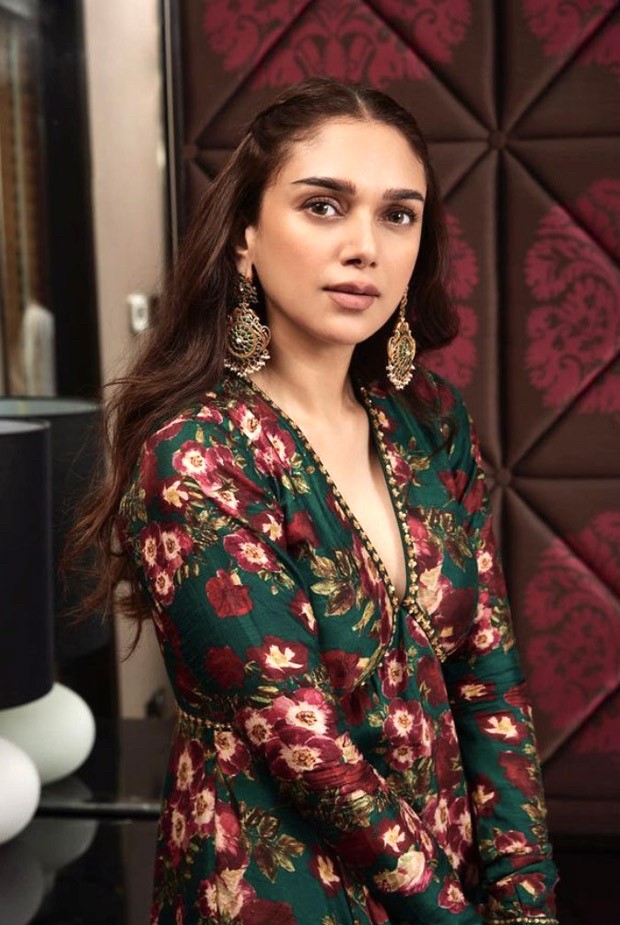 Aditi Rao Hydari’s floral gharara set for Taj: Divided by blood ...