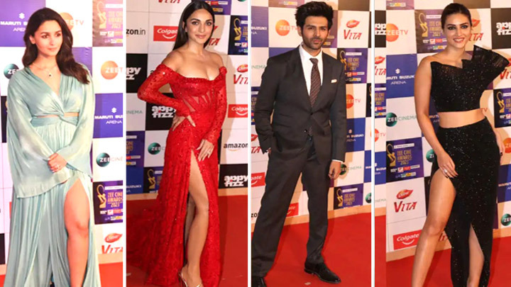 Zee Cine Awards Red carpet: Alia Bhatt, Shahid K, Kartik A, Rashmika M, Kriti S, Kiara & many ...