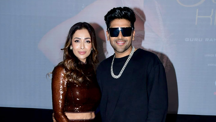 Malaika Arora & Guru Randhawa look stunning as they pose for paps ...
