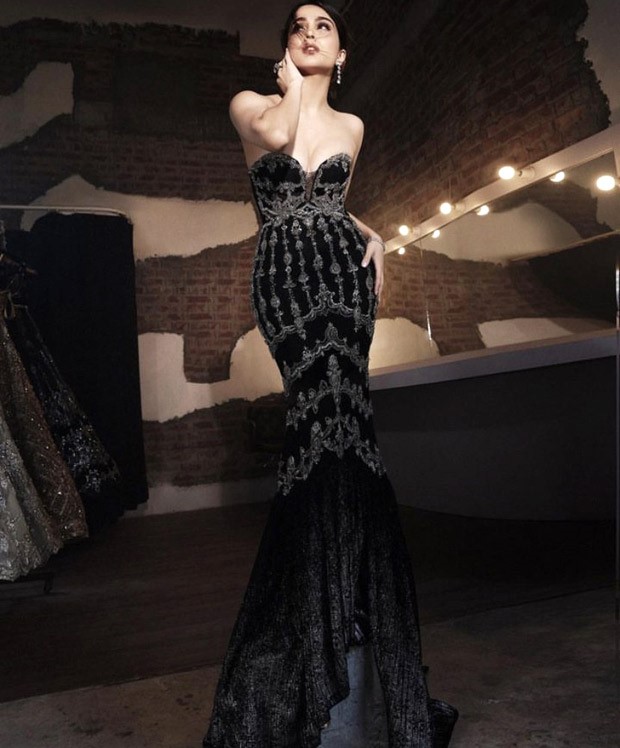Sharvari Wagh looks like a million bucks in black embellished mermaid ...