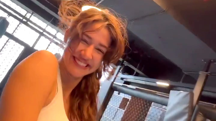 Disha Patani's intense kick boxing session - Bollywood Hungama