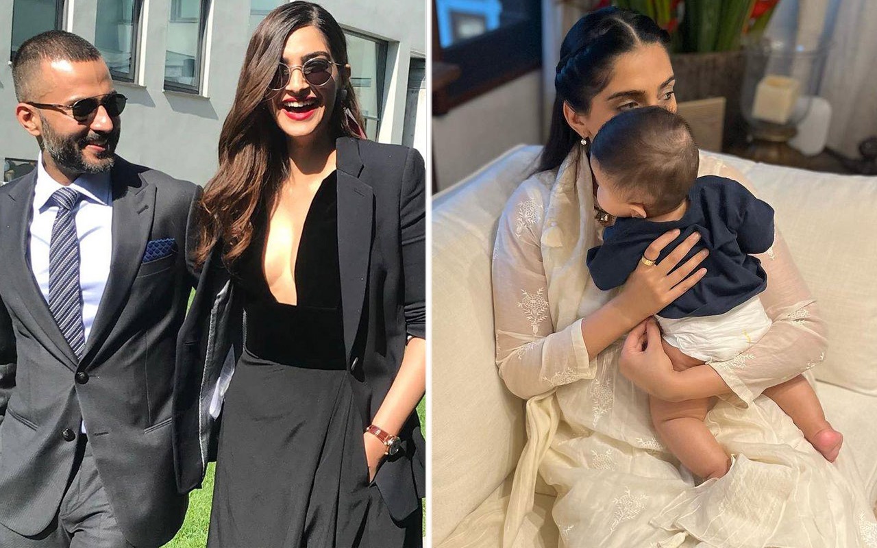 Anand Ahuja shares adorable video of Sonam Kapoor playing with Son Vayu : Bollywood News ...