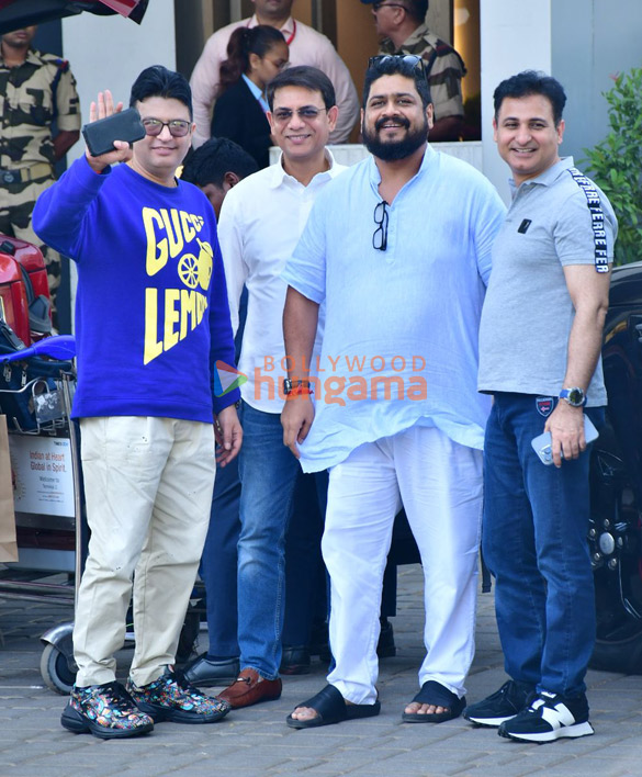 Photos: Bhushan Kumar, Om Raut and others snapped at Kalina airport ...