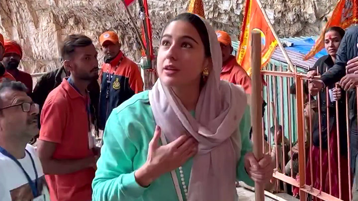 Har Har Mahadev! Sara Ali Khan visits Amarnaath - Bollywood Hungama