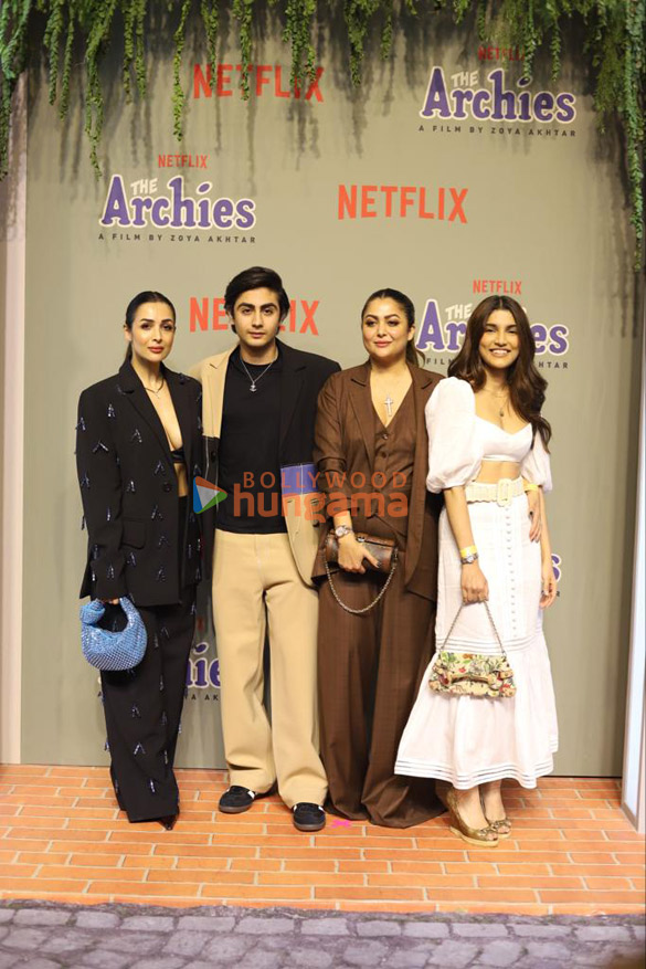 Photos Celebs grace the premiere of The Archies 777 (28) | Malaika ...