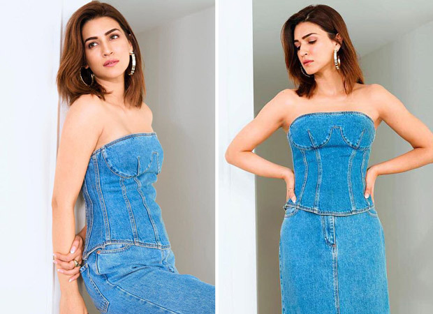 Kriti Sanon flaunts trendsetting denim-on-denim look at Teri Baaton ...