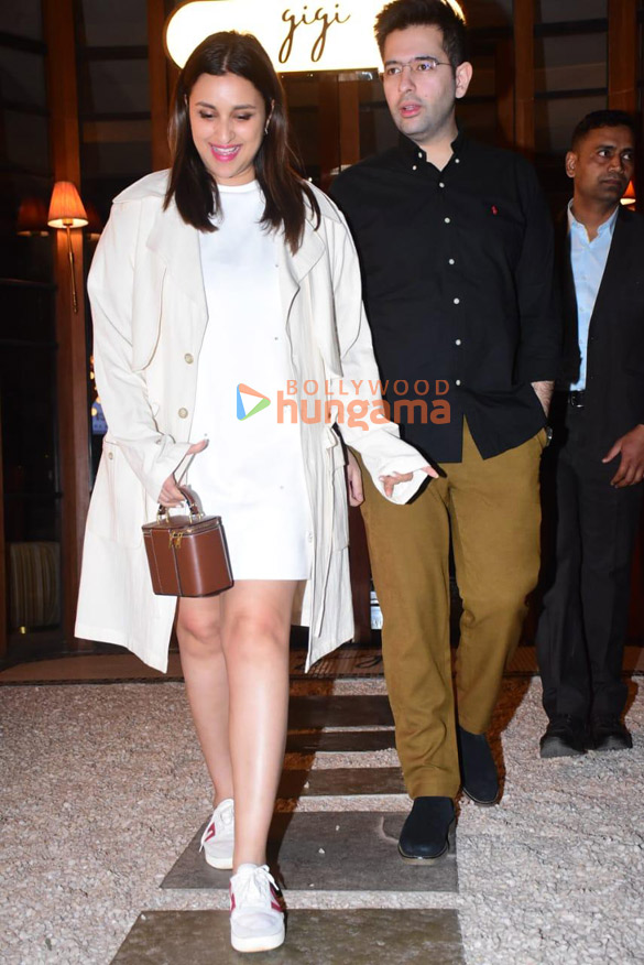 Photos: Parineeti Chopra and Raghav Chadha snapped at Gigi restaurant in Bandra | Parties ...