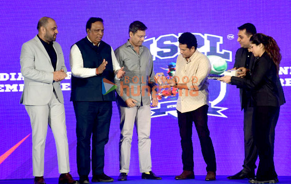 Photos Sachin Tendulkar attends the announcement of the Indian Street Premier League (4 ...