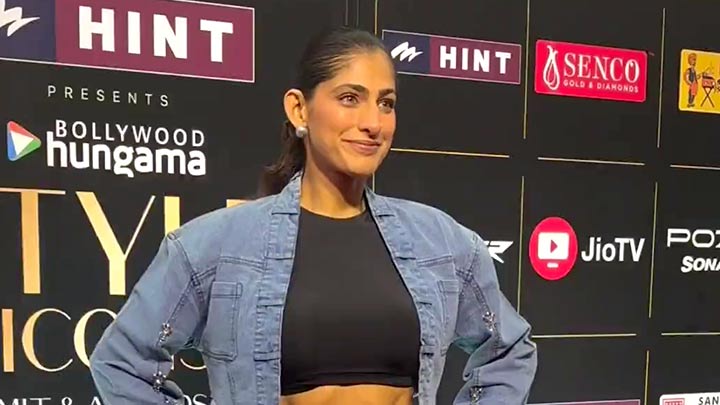 Kubbra Sait lits up the BH Style Icons 2024 Red Carpet with her ...