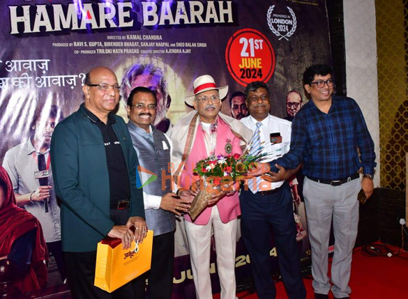 Photos Celebs grace the premiere of Hamare Baarah 21 (12) | Annu Kapoor ...
