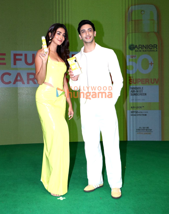 Photos: Pooja Hegde and Vedang Raina snapped at Garnier event in Worli ...