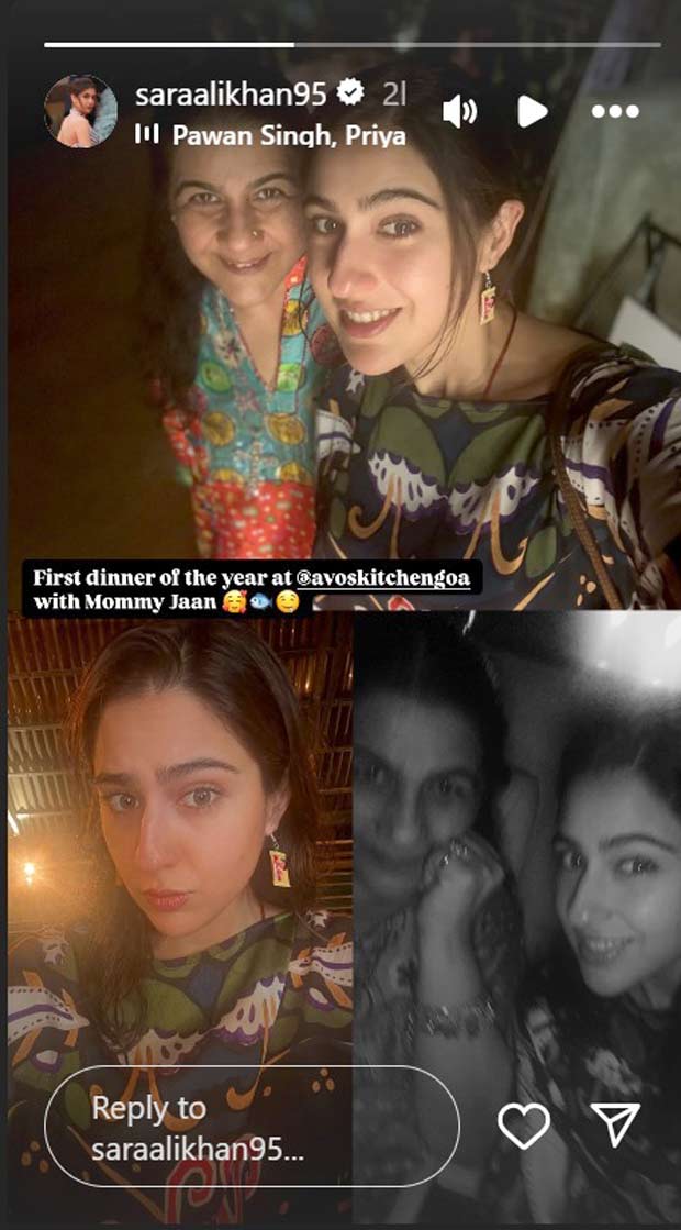 Sara Ali Khan drops pictures from her first 2025 dinner and it is with ...