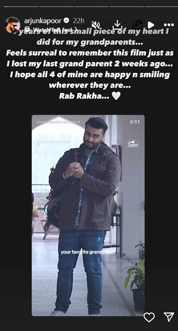 Arjun Kapoor pens emotional note as Sardar Ka Grandson turns 4: “Hope all 4 of mine are smiling ...