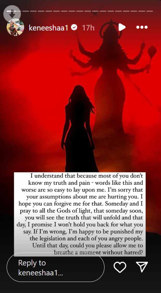 Kenishaa Francis hits back at online hate including ‘death threats ...