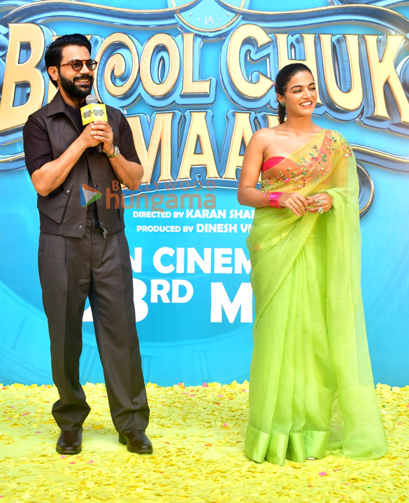 Photos Rajkummar Rao and Wamiqa Gabbi snapped promoting their film Bhool Chuk Maaf (6 ...