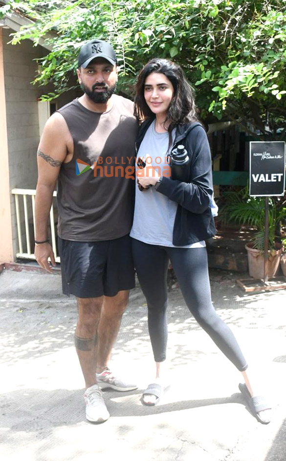 Photos: Karishma Tanna and Varun Bangera snapped outside a gym in Bandra | Parties & Events ...