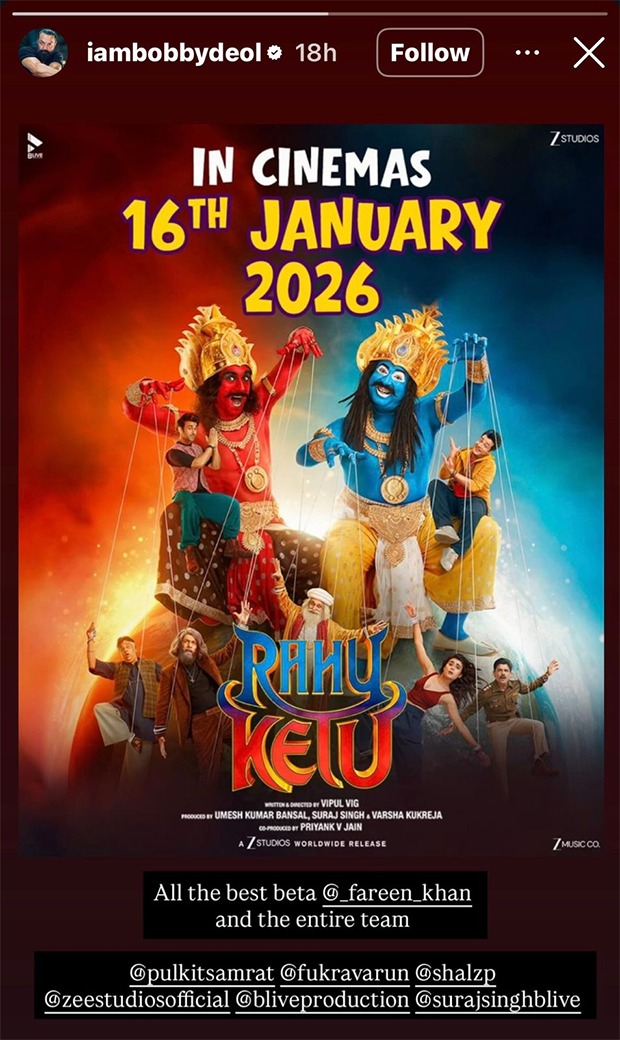 Comedy king Anees Bazmee, Kriti Sanon, Bobby Deol’s shoutout adds to ...